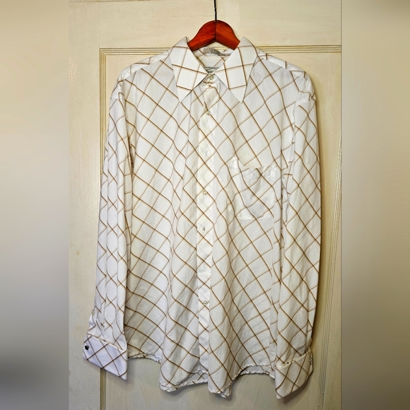 Eighty Eight | Shirts | Xl Eighty Eight Brand Mens Gold White Striped ...